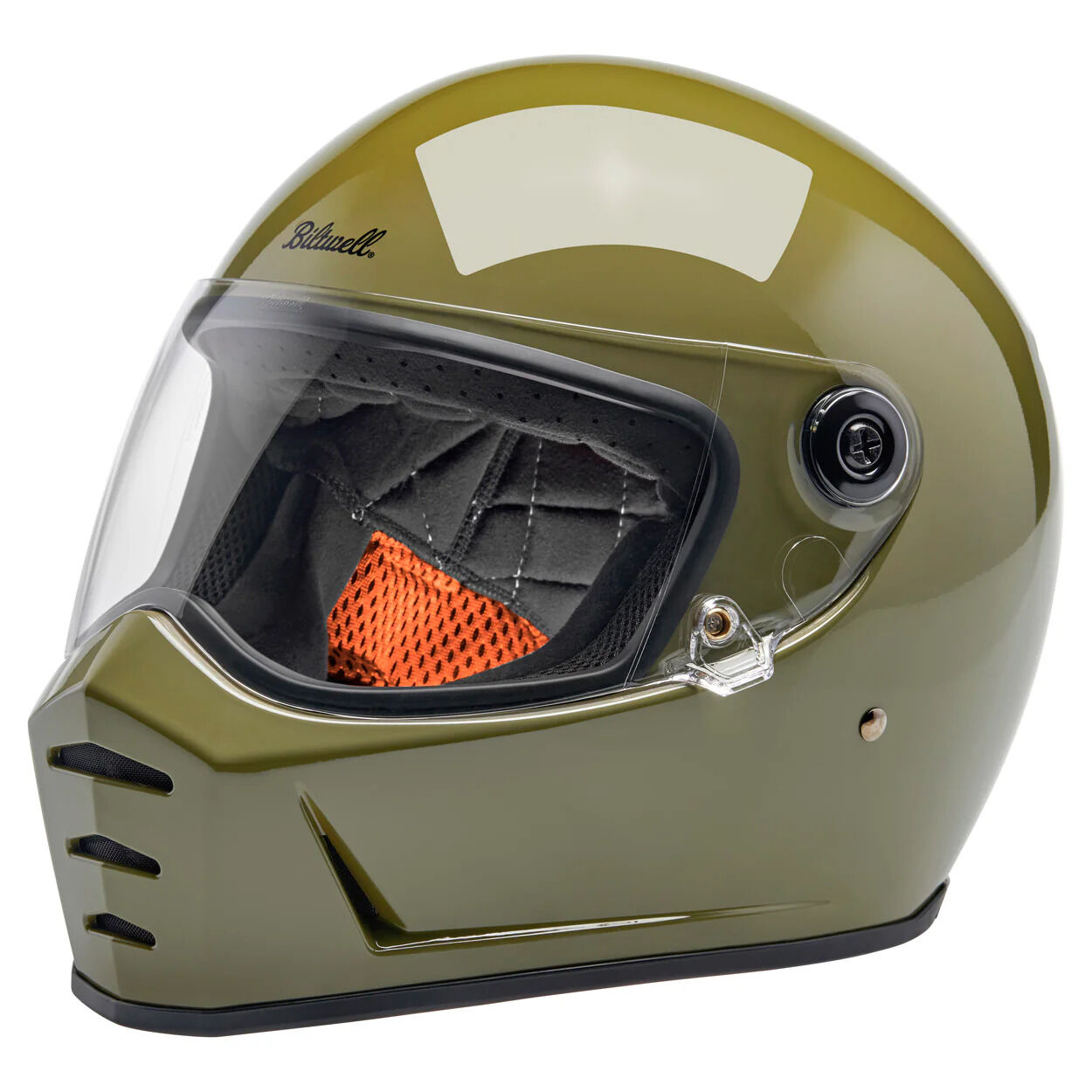Biltwell Lane Splitter 2206 Urban Cruiser Motorcycle Helmet Olive Green