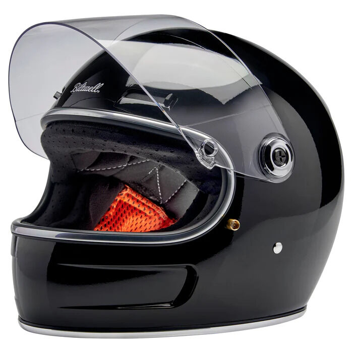 Biltwell Gringo SV ECE Motorcycle Helmet Gloss Black
