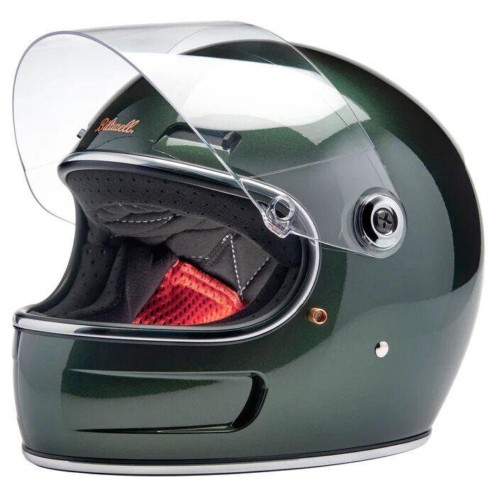 Biltwell Gringo SV ECE Retro Motorbike Helmet Sierra Green